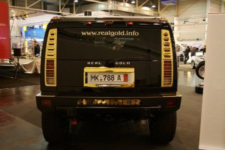 Real Gold Hummer - Autoblog.nl